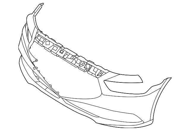 Genuine Cover Front Bumper Upper for 2020-2022 Genesis G90 | Part ...