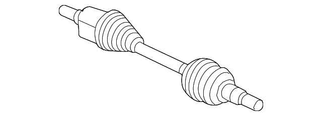 2007-2017 GM Front Passenger Side Half-Shaft Assembly 25849949 GM ...