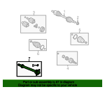 2007-2017 GM Front Wheel Drive Intermediate Shaft 20899365 GM ...