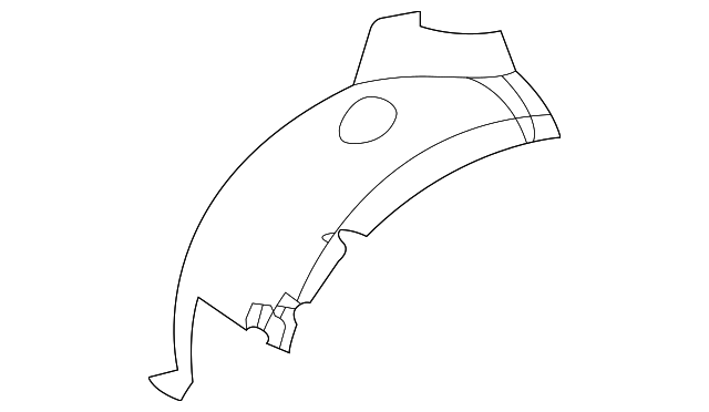 203-884-22-22 - Fender Liner 2003-2007 Mercedes-Benz | Mercedes-Benz ...