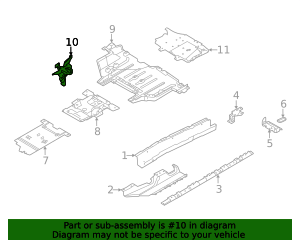 2020-2023 Land Rover Under-Body Shield LR133075 | OEM Parts Online