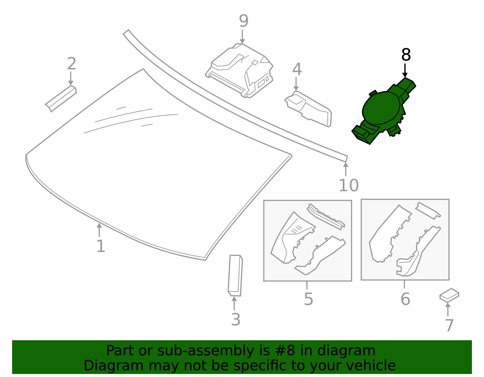 89941-WAA07 - Rain Sensor 2020-2023 Toyota GR Supra | Bam Wholesale Parts