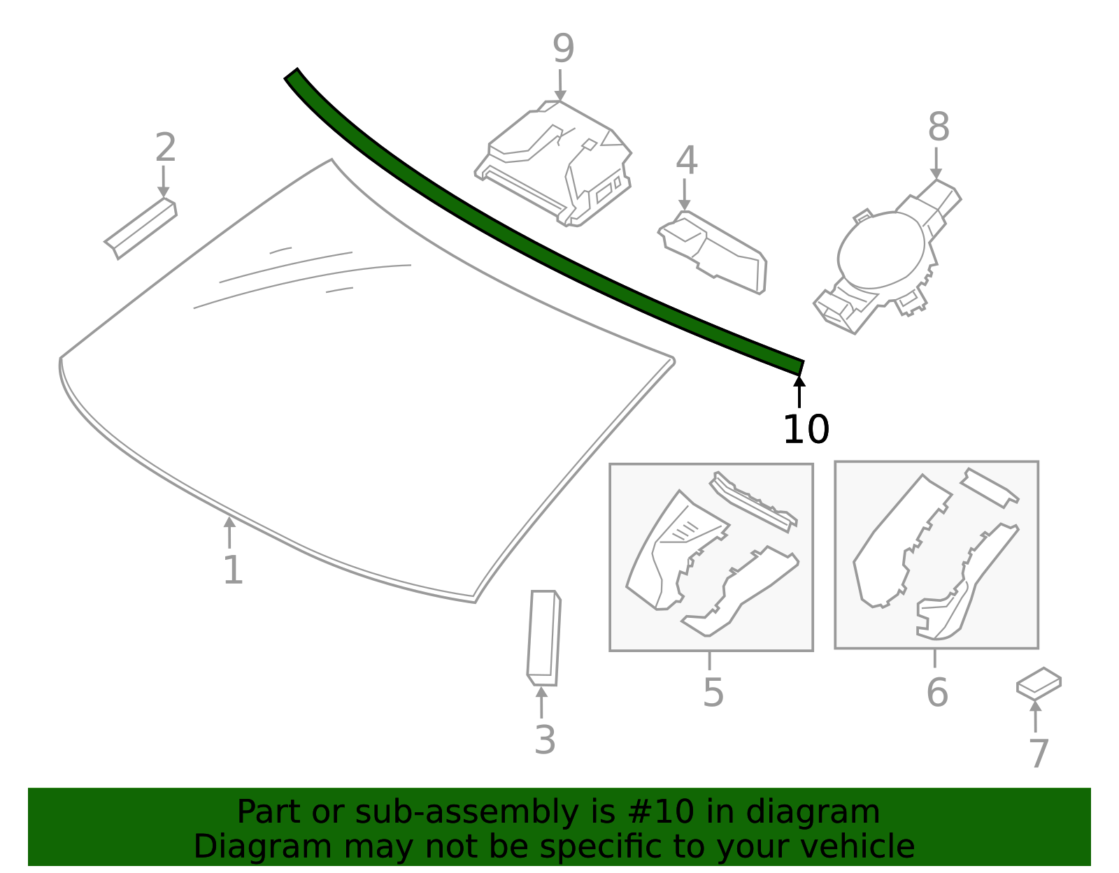 2020-2025 Toyota GR Supra Reveal Molding 75533-WAA01 | Toyota Parts Center