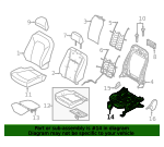 2017-2019 Ford Seat Frame - Driver's Side (LH) HC3Z-9661705-C ...
