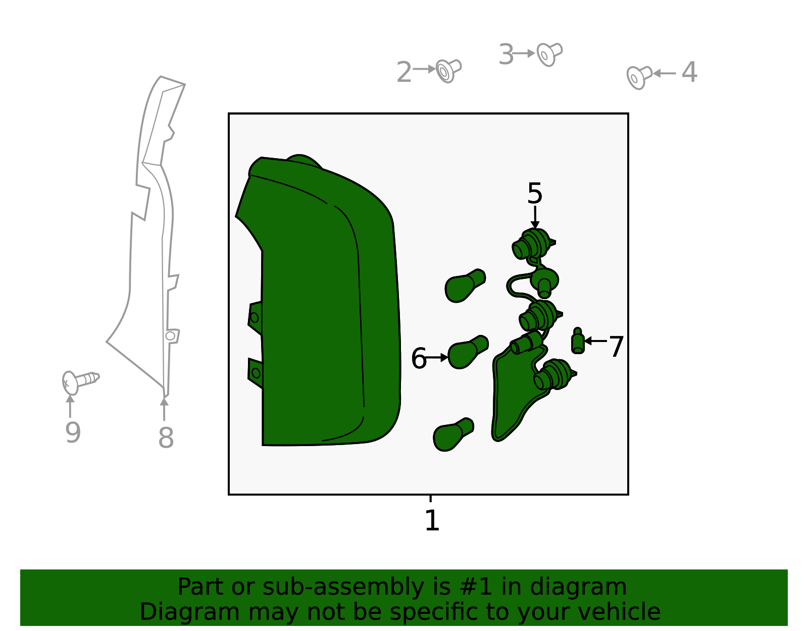 92401-S9500 - Tail Lamp Assembly 2023-2024 Kia Telluride | Kia.Parts Store