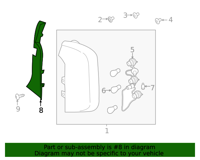 92421-S9000 - Inner Cover 2020-2024 Kia Telluride | Kia.Parts Store