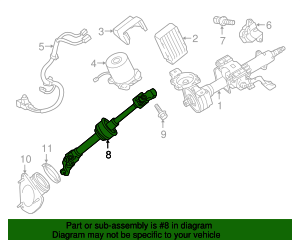 2012-2017 Toyota Camry Steering Shaft 4522006190 | AutoNationParts.com