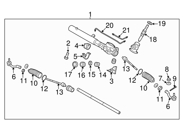 2015-2017 Kia K900 Yoke O-Ring 57738-2J000 | QuirkParts