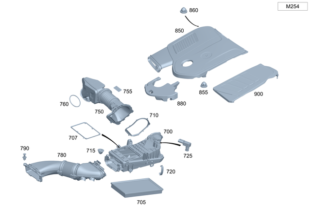 254-094-08-00 - Raw Air Line 2024-2025 Mercedes-Benz | Mercedes-Benz ...
