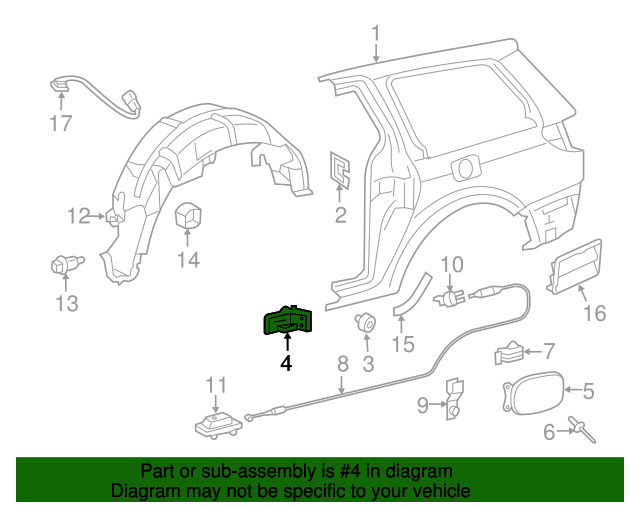 2011-2020 Toyota Sienna Corner Reinforced 61504-08020 | OEM Parts Online