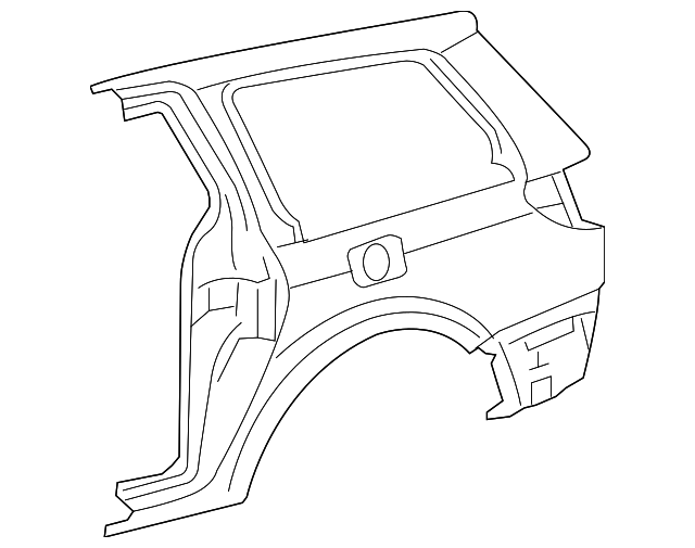 Toyota Side Panel 61612-08070 | Auto Parts