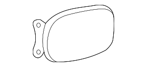 2011-2020 Toyota Sienna Fuel Filler Door 77350-08020 | Toyota Parts Center