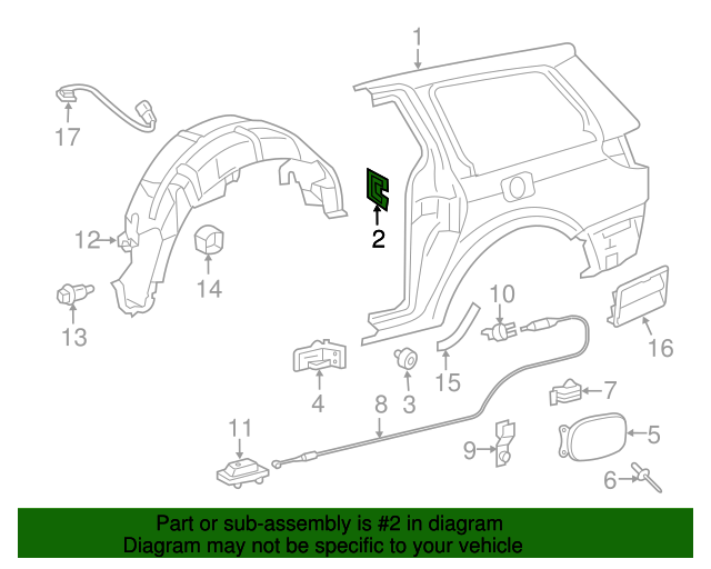 2010-2022 Toyota Lock Pillar Reinforced Retainer Plate 61315-0E070 ...