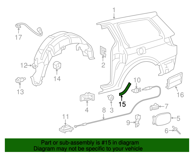 2011-2020 Toyota Sienna Protector 58742-08010 | Toyota Parts