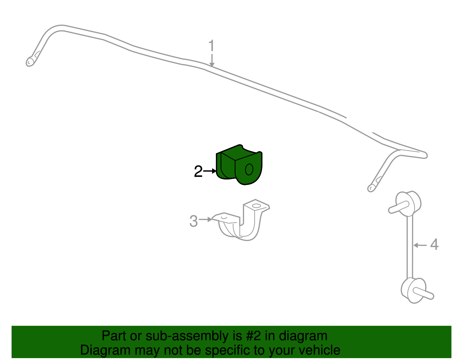 52306-TE0-A01 - Stabilizer Bar Bushing 2008-2017 Honda | Honda Parts Online