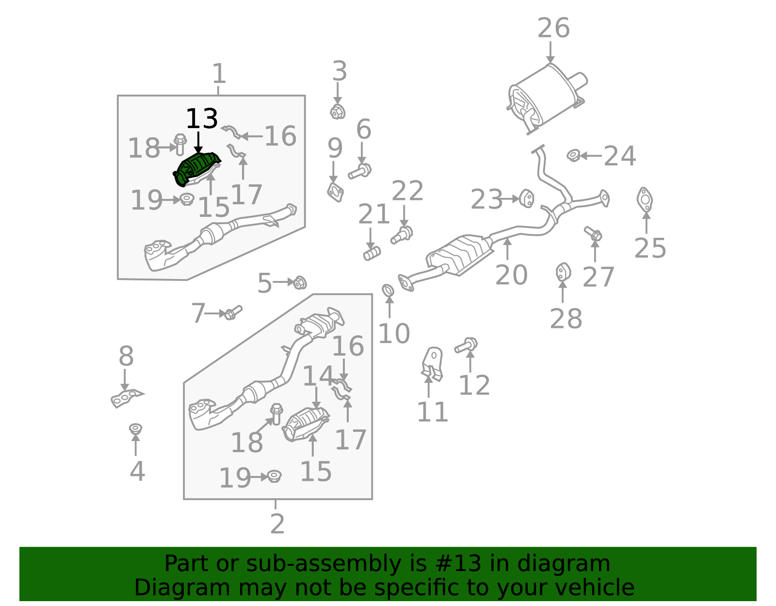 44651AA820 - Heat Shield 2008-2009 Subaru | AutoNation Parts