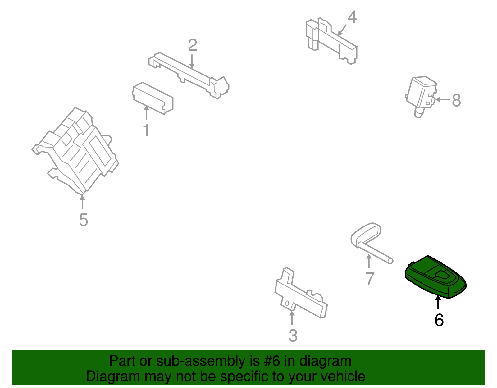 KL7Z-15K601-B - Keyless Entry Transmitter 2020-2024 Lincoln | Big 3 ...