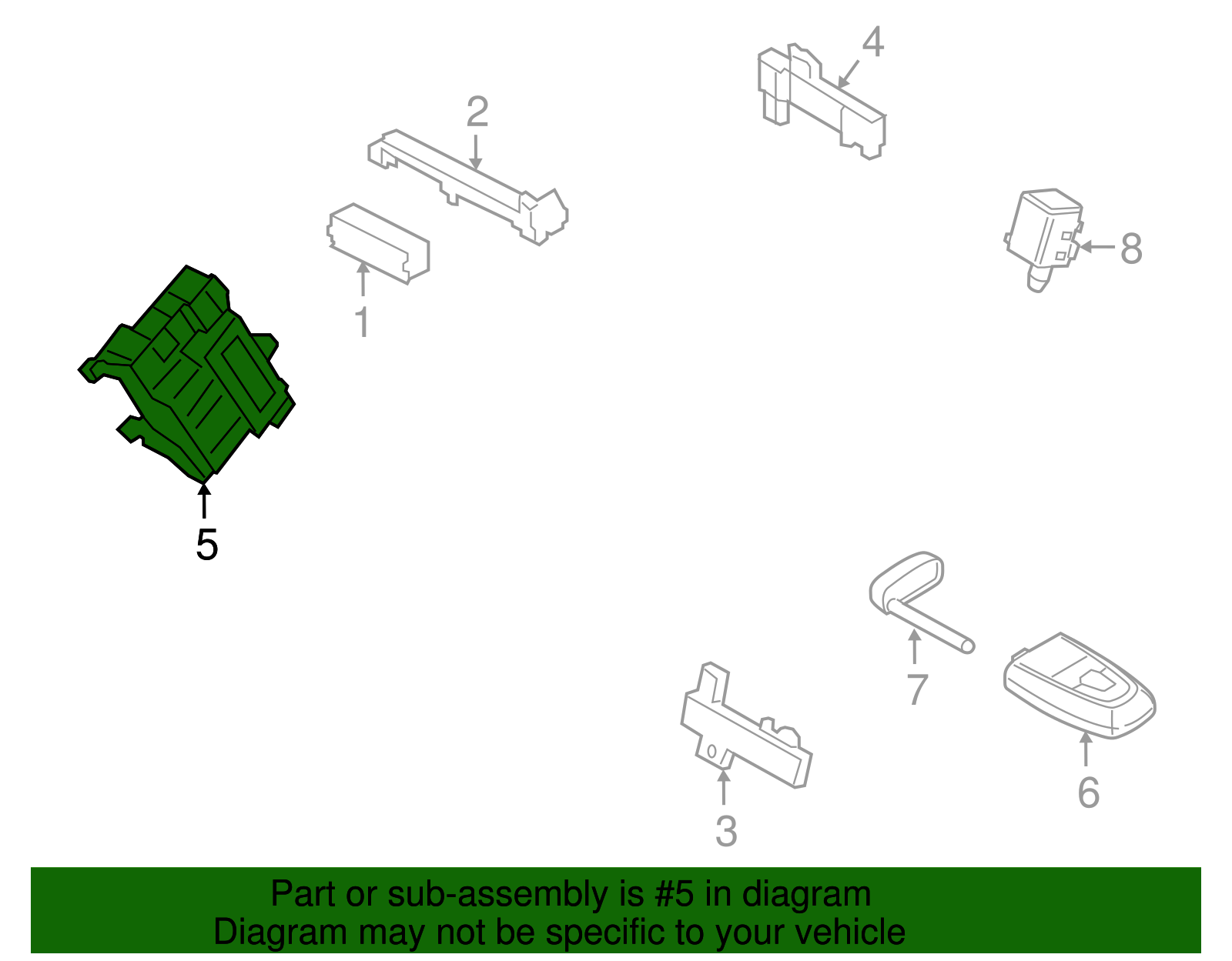 2020-2021 Lincoln Navigator Control Module LU5Z-15604-CC | OEM Parts Online
