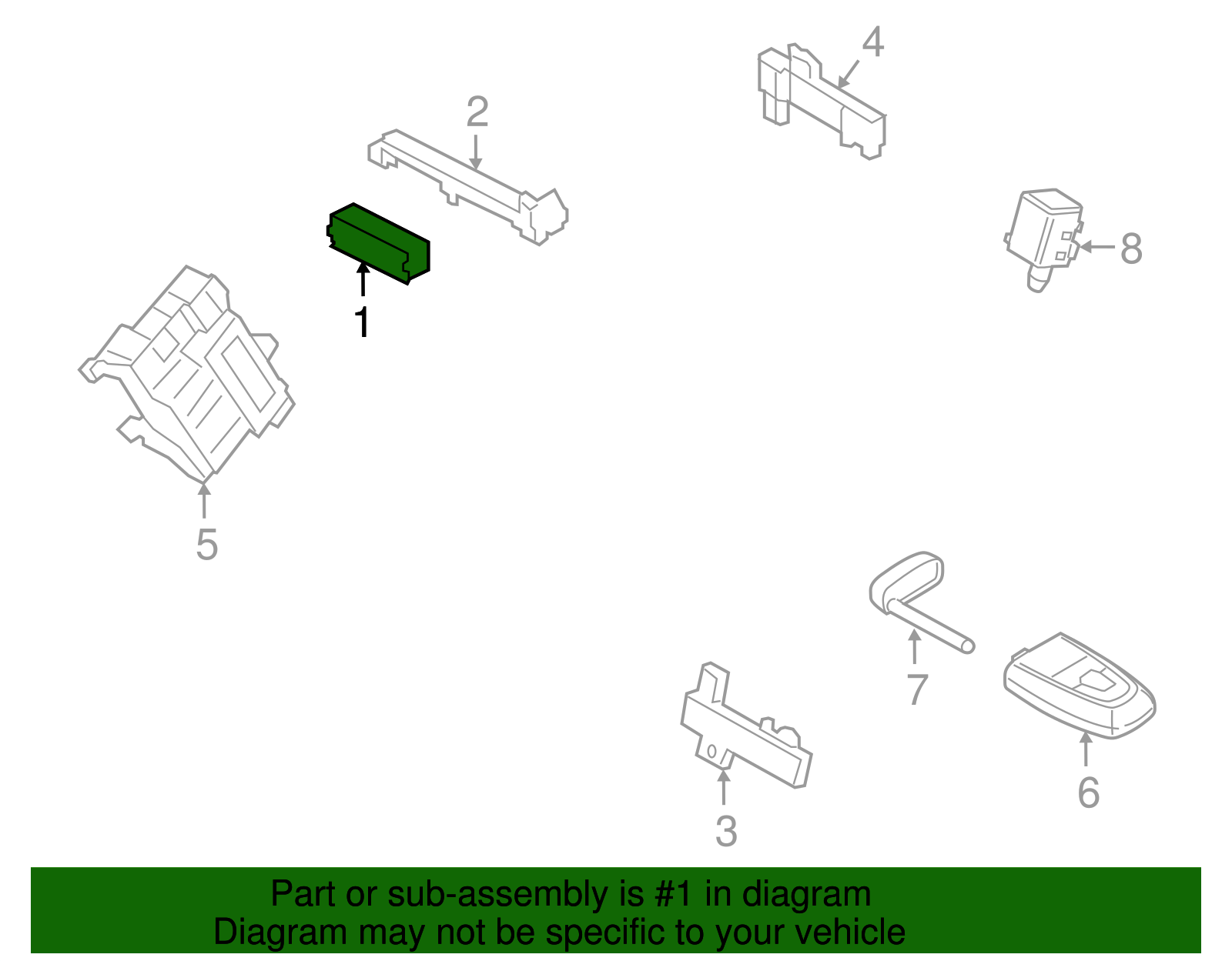 ML3Z-15607-W - Tire Pressure Monitoring System (TPMS) Receiver 2021 ...
