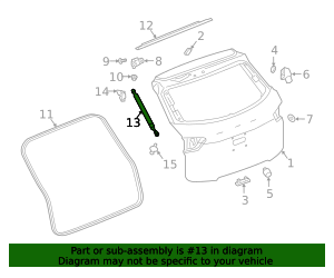 Strut Asm-l/gate 84829194 | GMPartsDirect.com