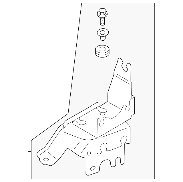 2021 Nissan Rogue ABS Modulator Bracket 47840-6RR0A | TascaParts.com