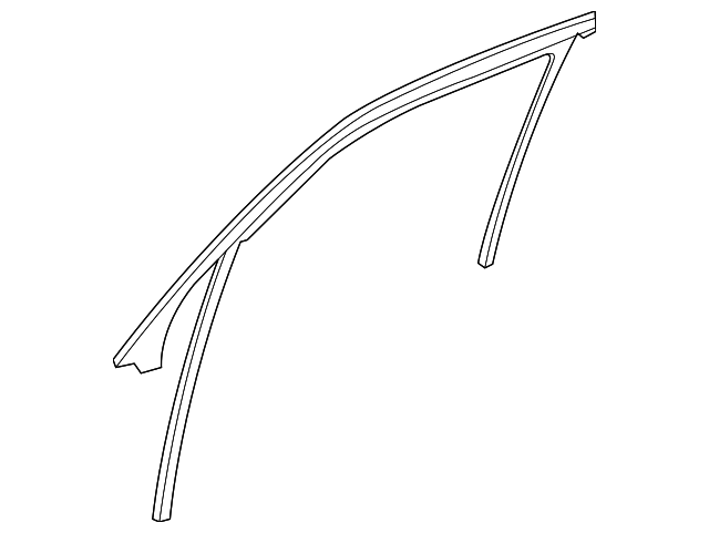 2537254001 - Window Guide Rail 2016-2020 Mercedes-Benz | Mercedes-Benz ...