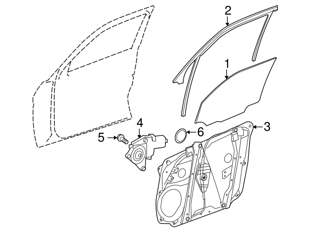2537254001 - Window Guide Rail 2016-2020 Mercedes-Benz | Mercedes-Benz ...