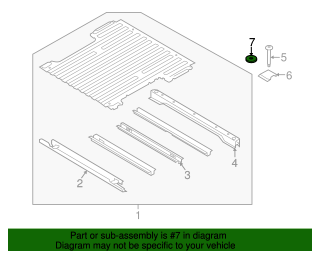 2015-2023 Ford OEM NEW 2015-2019 Ford Lariat F150 SSV Lariat Mount Bolt ...