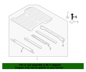 2015-2023 Ford Mount Bolt W717000-S901 | OEM Parts Online