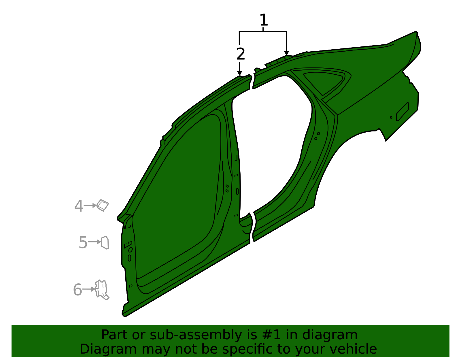 2019-2025 Volkswagen Jetta Uniside 17A-809-605-B | QuirkParts