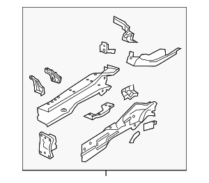 5QF-802-035-C - Rail Assembly 2019-2021 Audi Q3 | Audi OEM Parts