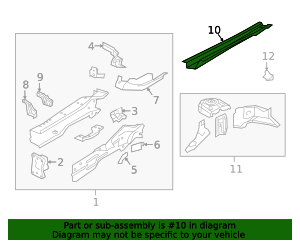 5Q0-804-455-B - Rail Extension 2019-2024 Audi Q3 | Audi OEM Parts