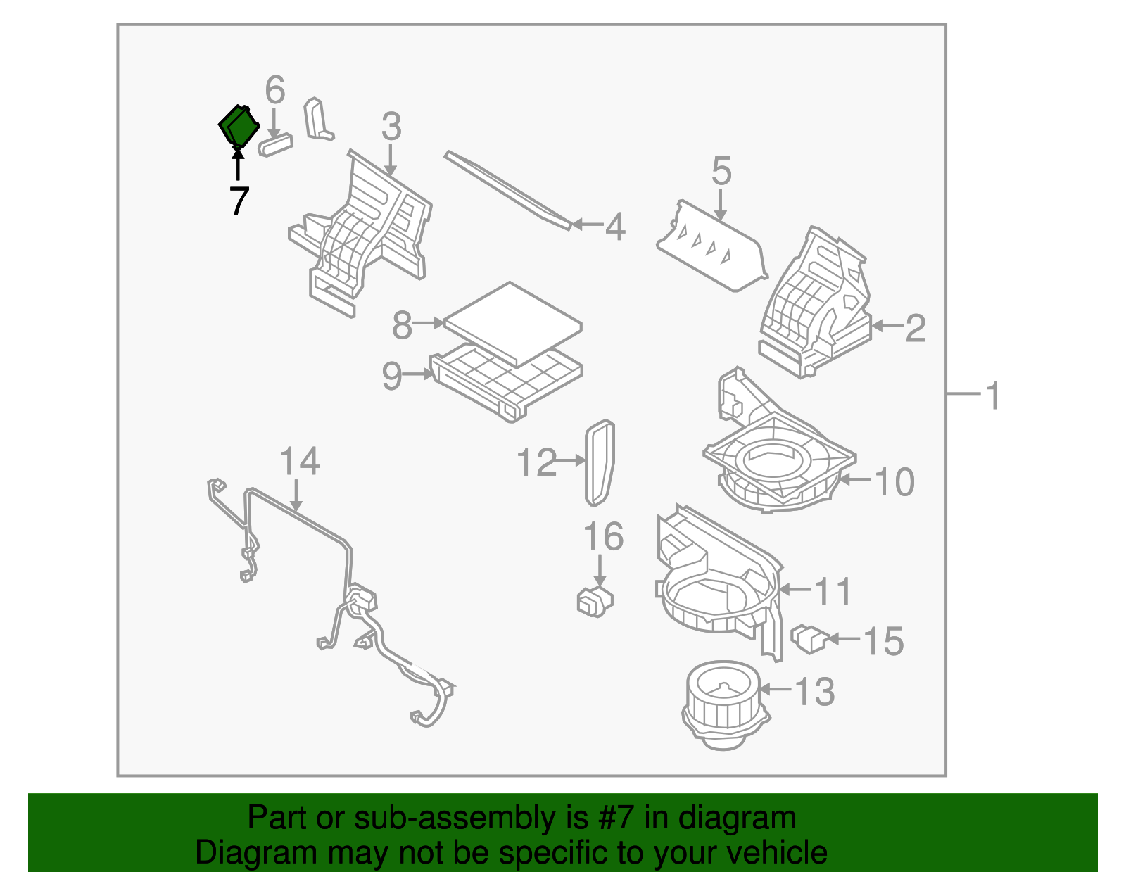 2007-2010 Kia Rondo | Actuator | 97125-1D000 | Kia Auto Parts