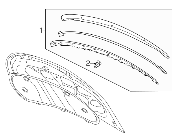 11569920 Retainer - New OEM Part From GM Parts Direct | GM Parts Store