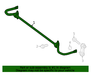 247-320-28-00 - Stabilizer Bar 2019-2021 Mercedes-Benz A 220 | Mercedes ...