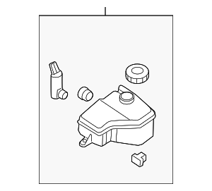 1998-2011 Lincoln Town Car Washer Reservoir 8W1Z17618A | NewAutoParts.com