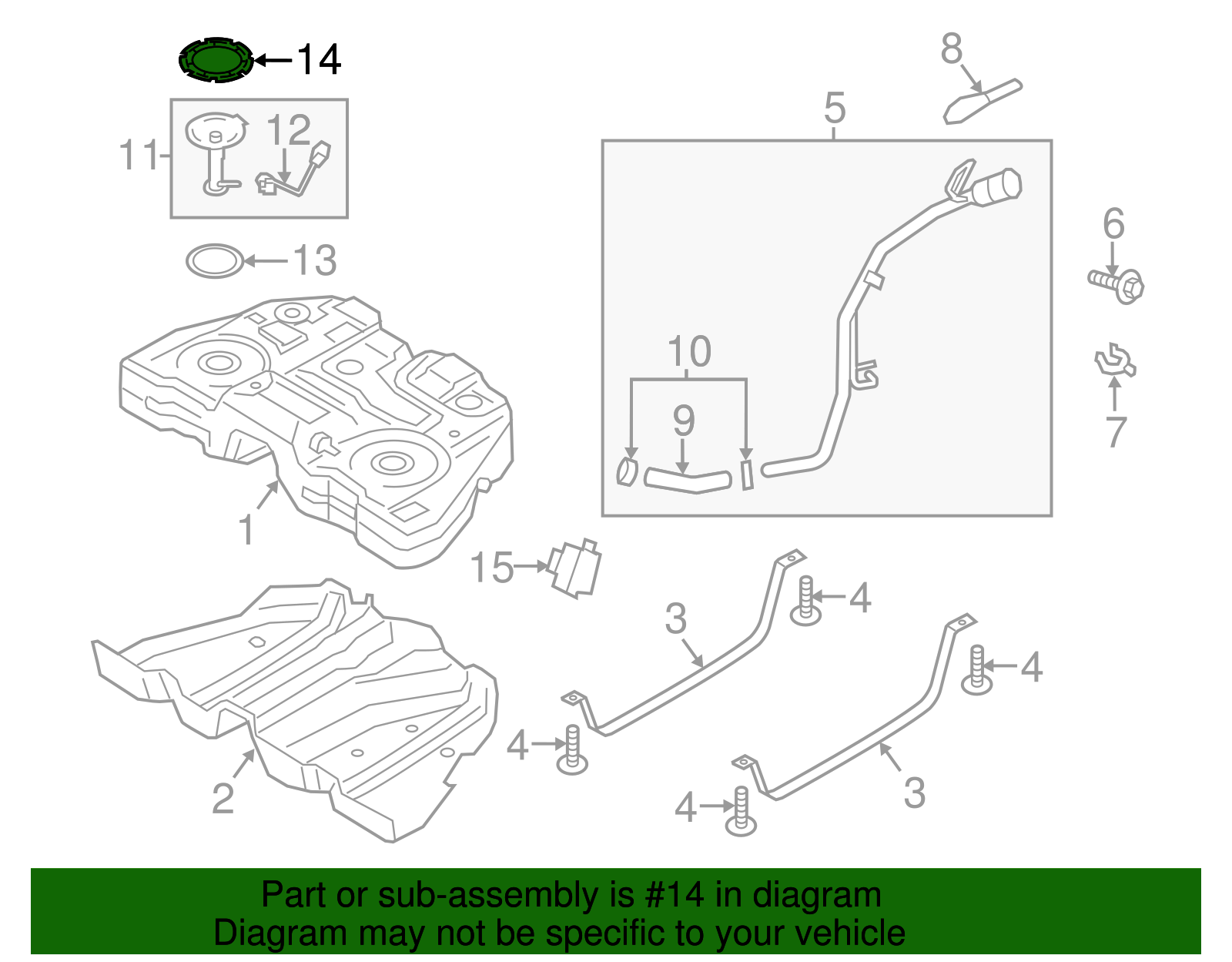 2017-2020 Ford | Motorcraft™ Fuel Tank Lock Ring | FPR-25 | Walls' Ford ...