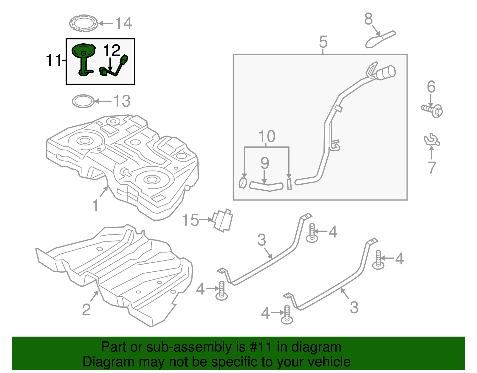 2017-2020 Ford Motorcraft™ Fuel Pump And Sender Assembly PFS-1103 ...