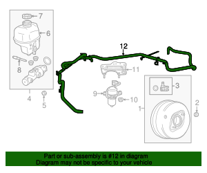 2018-2019 Jeep Grand Cherokee Vacuum Hose 68305881AC | TascaParts.com
