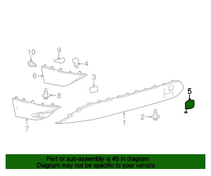 52169-47020 - Tow Eye Cap 2016-2020 Toyota | Ourisman Toyota Parts