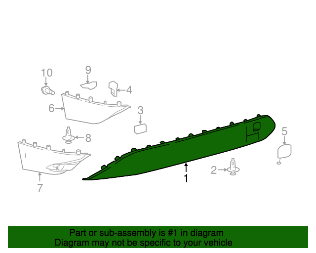 52453-47010 - Lower Cover 2016-2018 Toyota Prius | Longo Toyota Parts