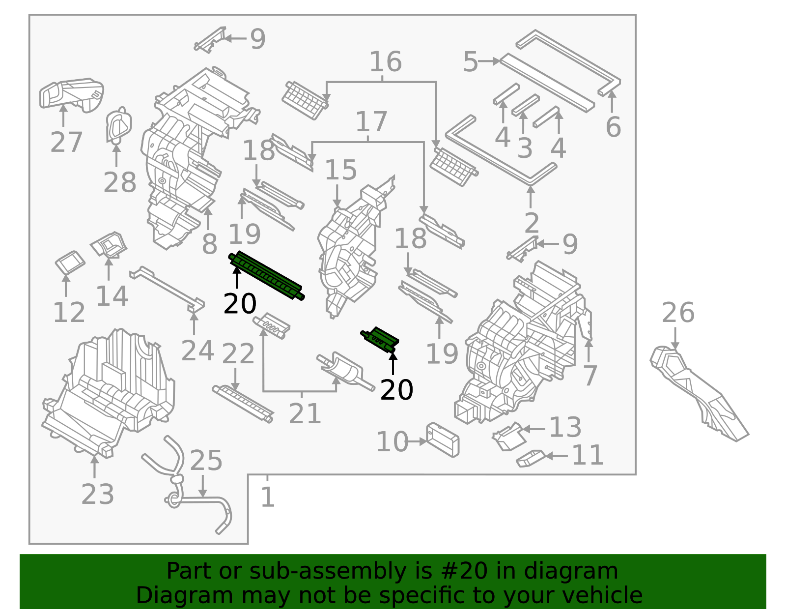 971A1-AR010 - HVAC Blend Door 2022-2025 Genesis | AutoNation Parts