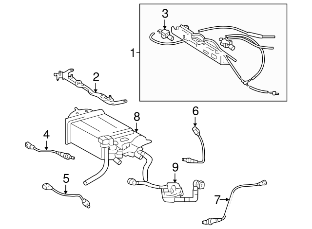 2002-2003 Lexus ES300 Vapor Canister Purge Solenoid 90910-12264 | OEM ...