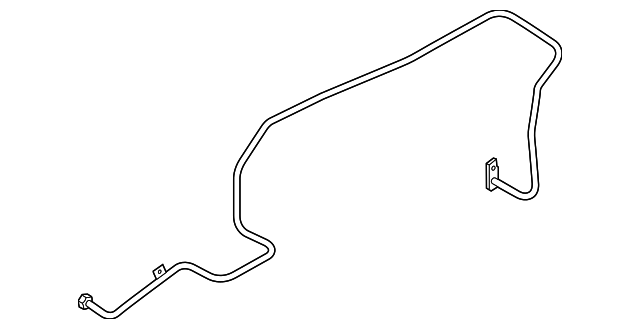 8R0-317-818-AA - Automatic Transmission Oil Cooler Tube 2011-2017 Audi ...