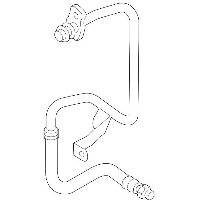 2009-2016 Audi Pressure Line 8K0-317-826-AJ | OEM Parts Online