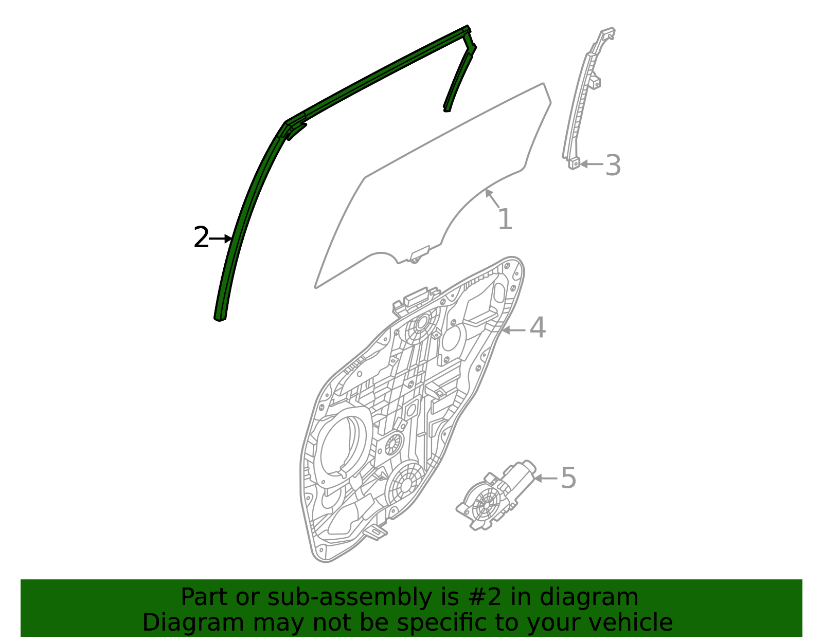 83540-Q5000 - Run Channel 2021-2025 Kia Seltos | Kia.Parts Store