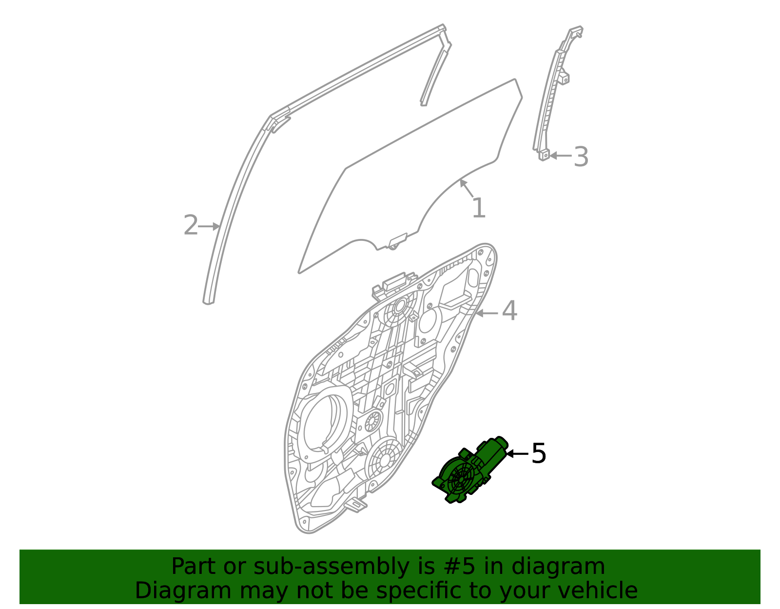 83460-Q5000 - Window Motor 2021-2025 Kia Seltos | Kia.Parts Store
