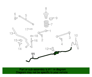 Genuine Toyota Absorber Control Assembly part# 48560-35040 for 2010 ...