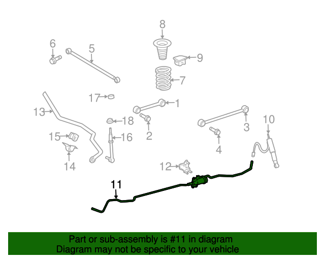 48550-35040 - Absorber Control Assembly - 2010-2022 Toyota 4Runner ...