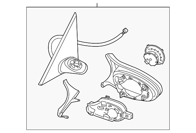 51168053588 - 2008-2013 BMW M3 Mirror Assembly (51-16-8-053-588) | BMW ...